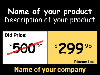Free Price Tag Maker & Generator | Create Retail Labels Online