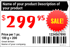 Price tag templates