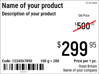 Free Price Tag Maker & Generator | Create Retail Labels Online