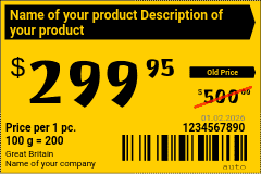 Free Price Tag Maker & Generator | Create Retail Labels Online